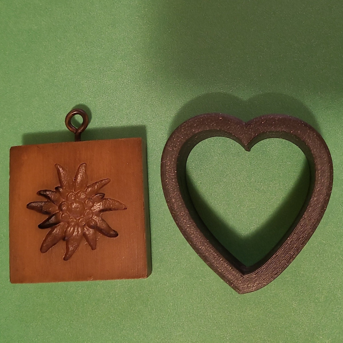 Cookie Cutter: Edelweiss Heart – Springerle Emporium