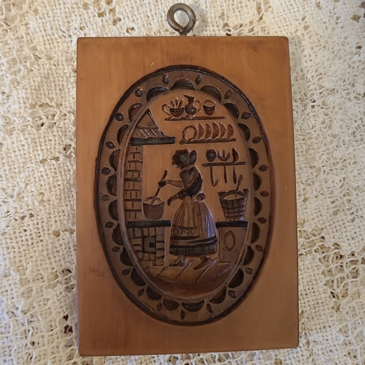 The Cook Woman at Brick Kitchen Stove Springerle Cookie Mold ...