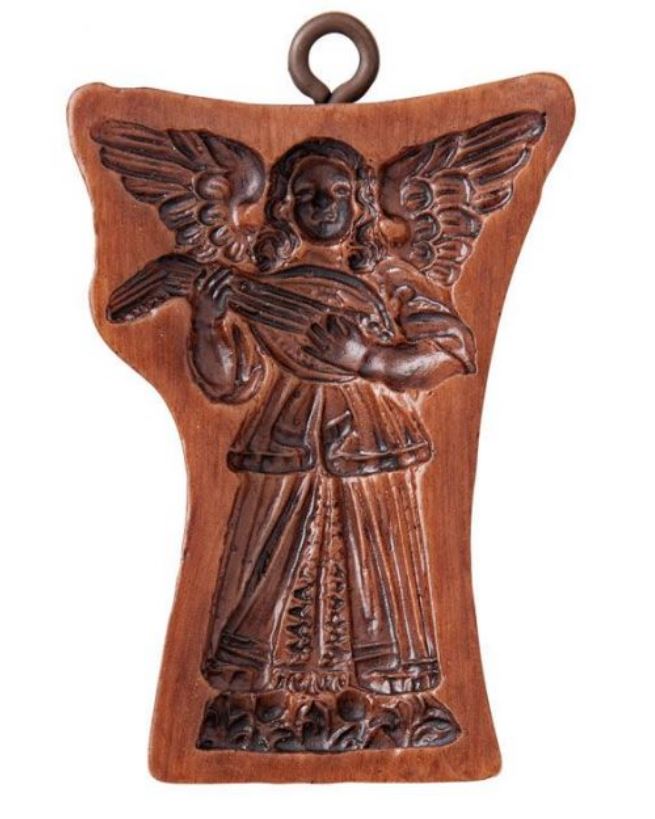 Angel Playing Mandolin (Detail Angel) Springerle Cookie Mold ...