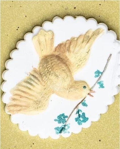 Ulm Sparrow (Dove with Olive Branch/Fly By Bird) Springerle Cookie Mol ...