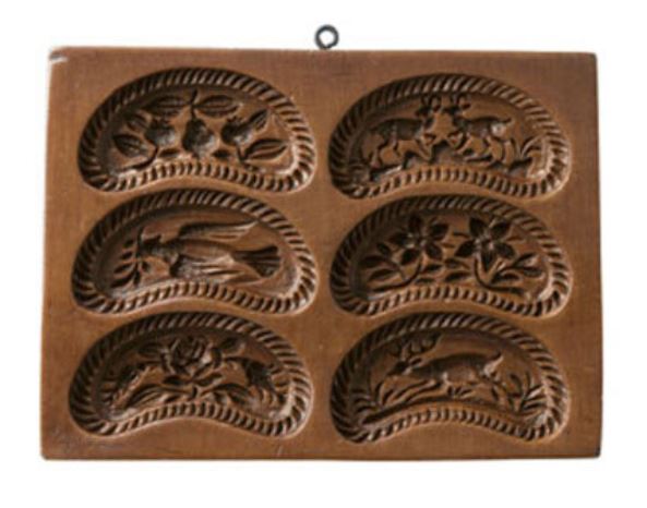 Swiss Sextet: Fruits, Flowers, Animals, Dove Cookie Mold – Springerle ...